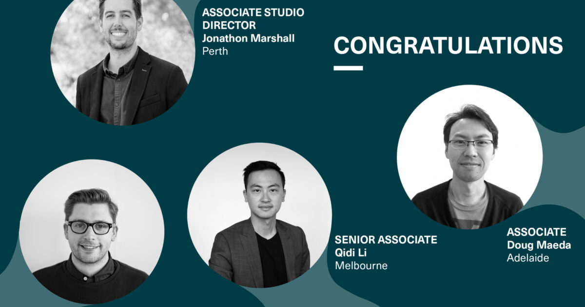 Congratulations to our recently promoted team members | ASPECT Studios