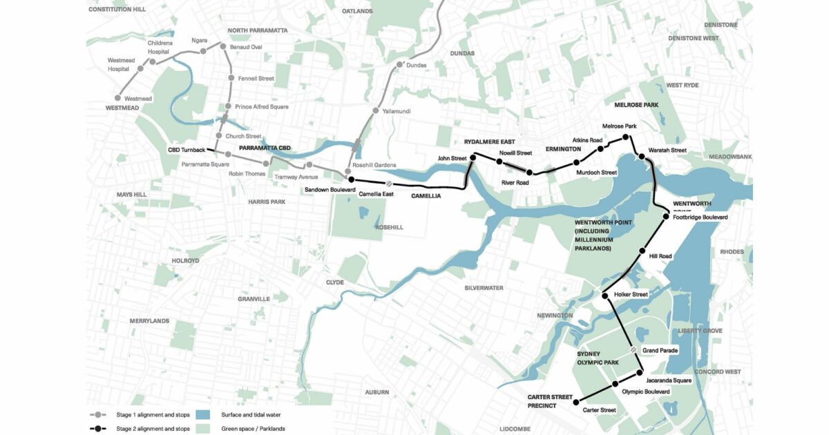 Committed Funding for Parramatta Light Rail Stage Two | ASPECT Studios