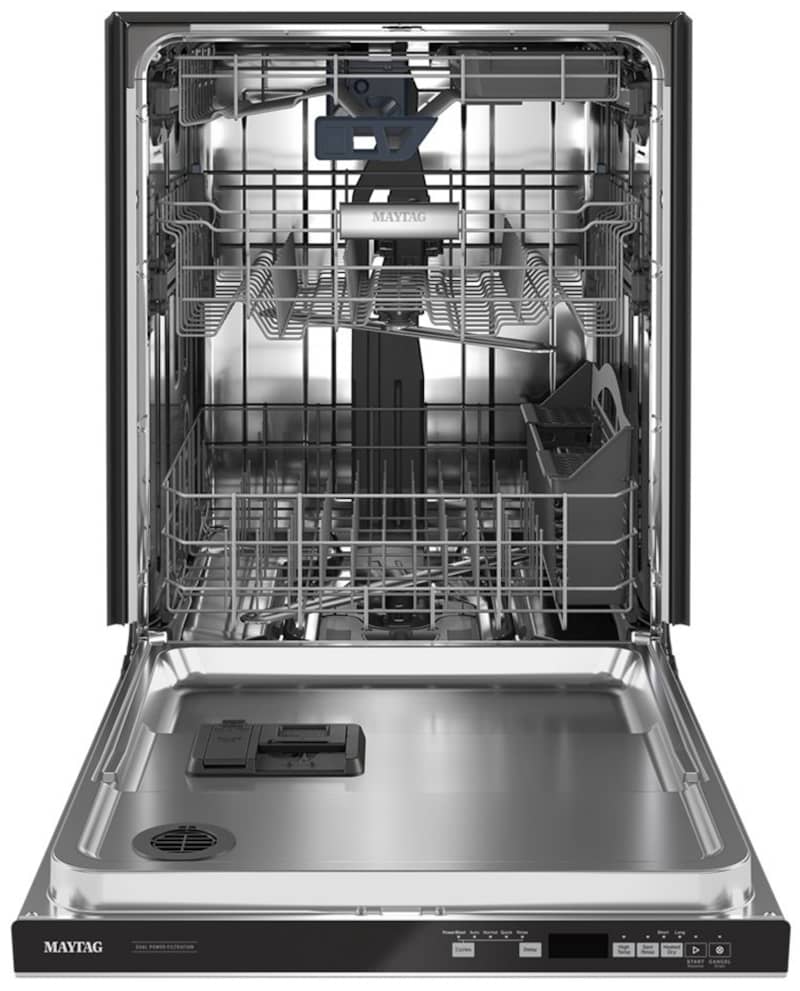 Maytag 24″ Fingerprint Resistant Stainless Steel Top Control Dishwasher ...