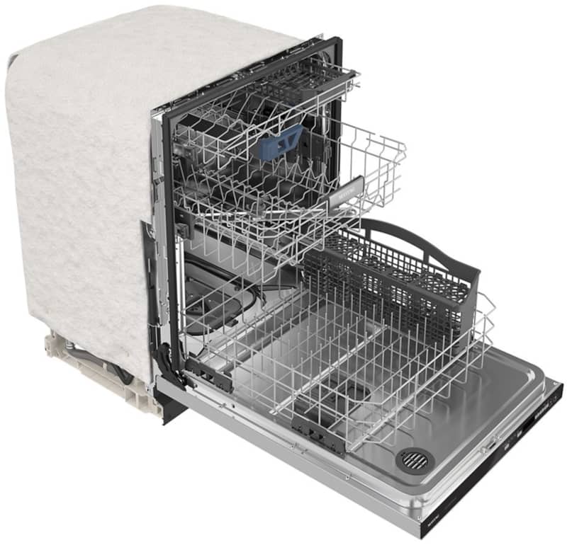 Maytag 24″ Fingerprint Resistant Stainless Steel Top Control Dishwasher ...