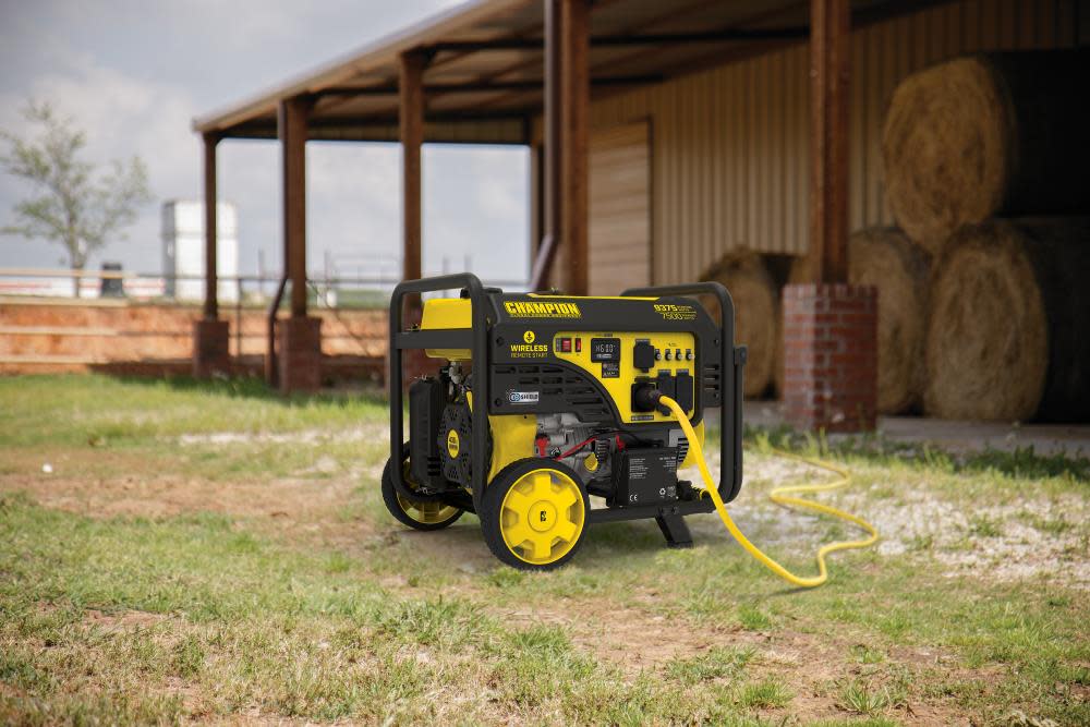 Champion 7500-Watt Portable Generator with Wireless Remote Start with ...
